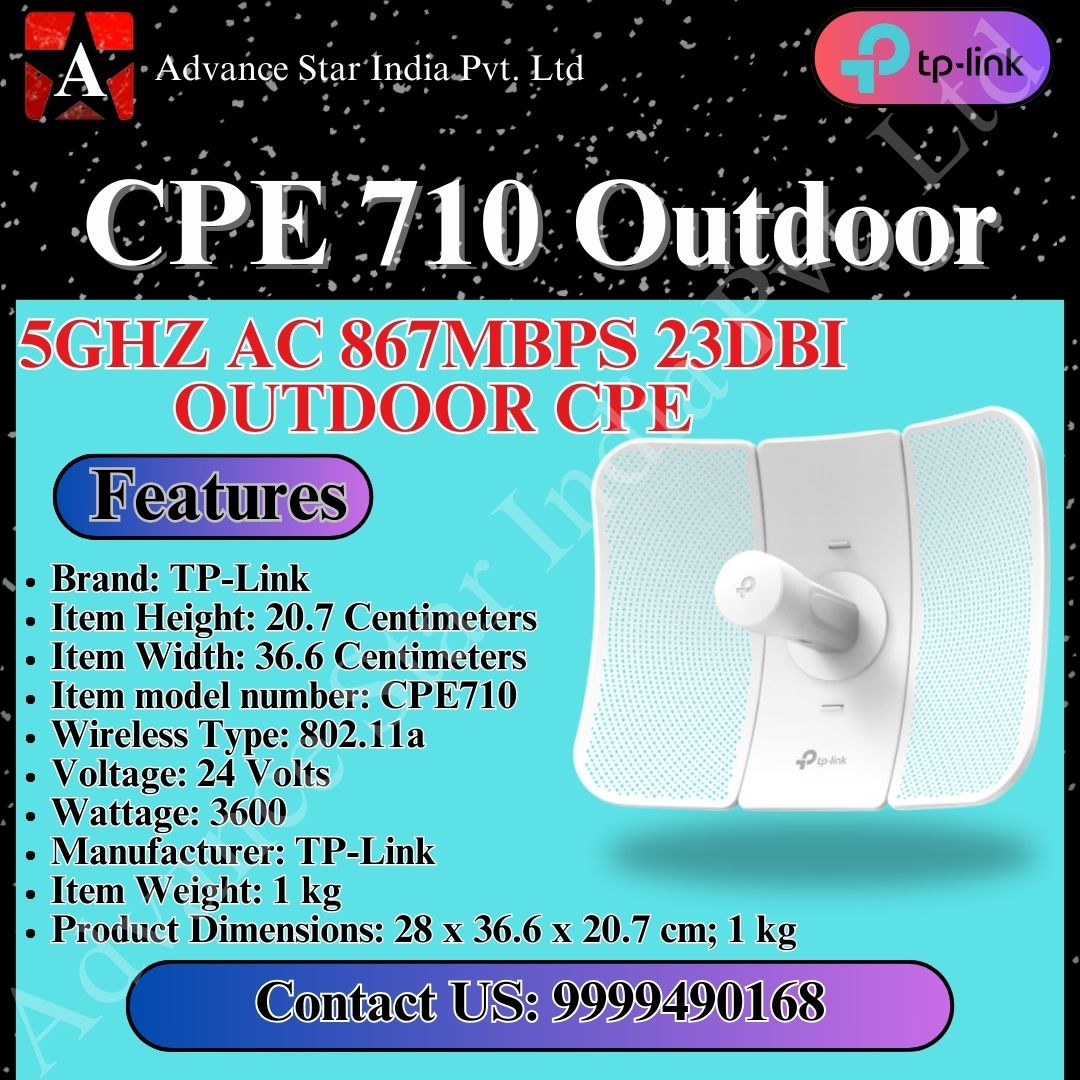 CPE710 5GHz 867Mbps Outdoor Access Point Dealer Nehru Place