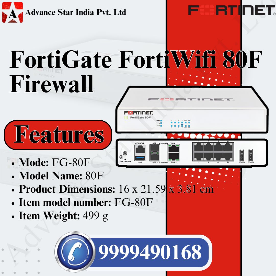 FortiGate-80F Firewall Dealer in Nehru Place Delhi