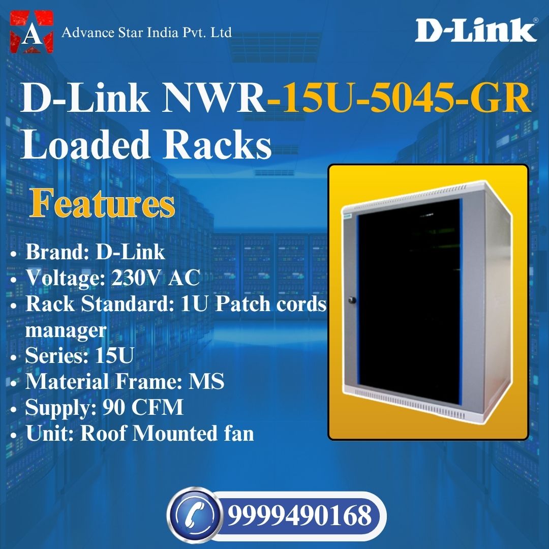 D-Link 15U Wall Mount Rack Dealer in Nehru Place Delhi