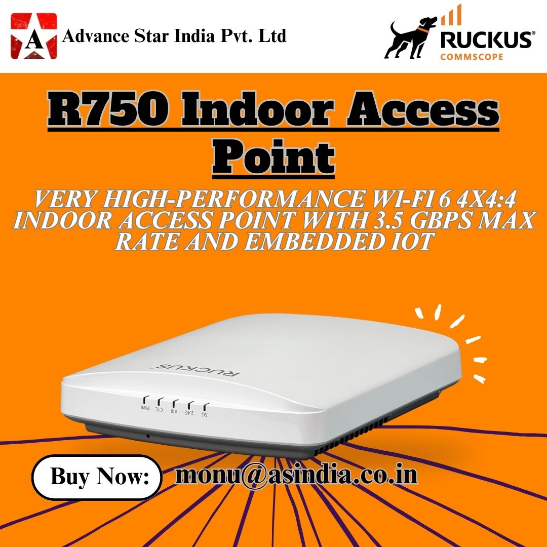 RUCKUS R750 Indoor Access Point Dealer in Nehru Place Delhi
