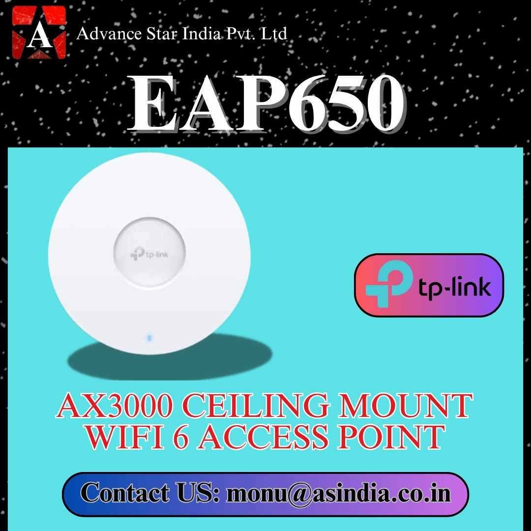 EAP650 AX3000 Ceiling Mount WiFi 6 Access Point Dealer in Delhi