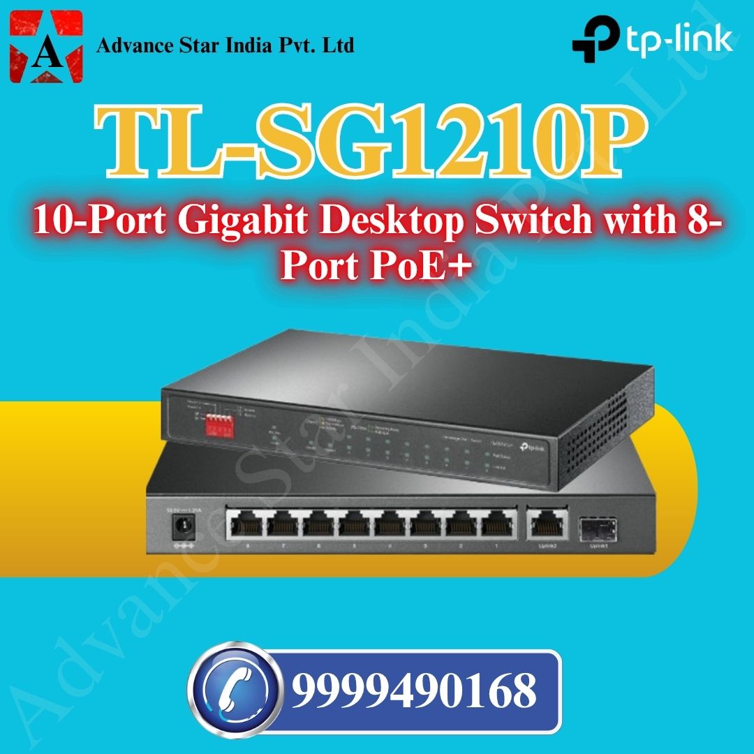 TL-SG1210P Gigabit Switch with Port PoE Dealer in Nehru Place