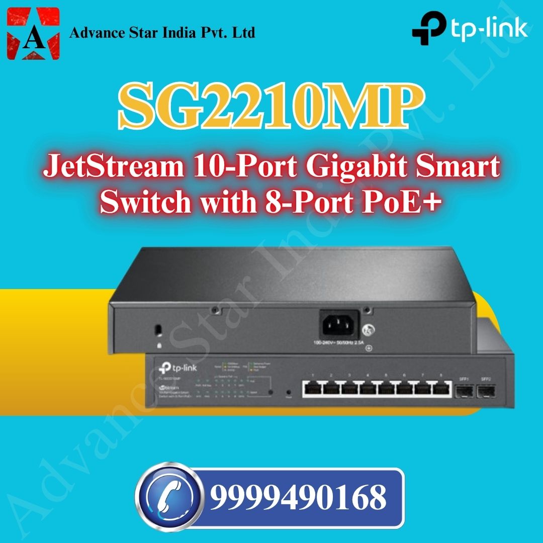 TL-SG2210MP 10-Port Gigabit Smart Switch Dealer in Delhi Ncr