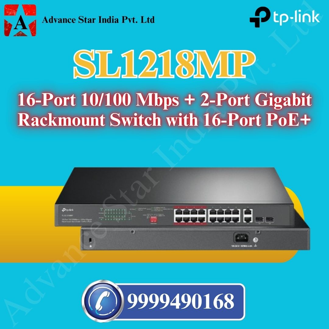 TL-SL1218MP 16-Port Rackmount Switch Dealer in Nehru Place