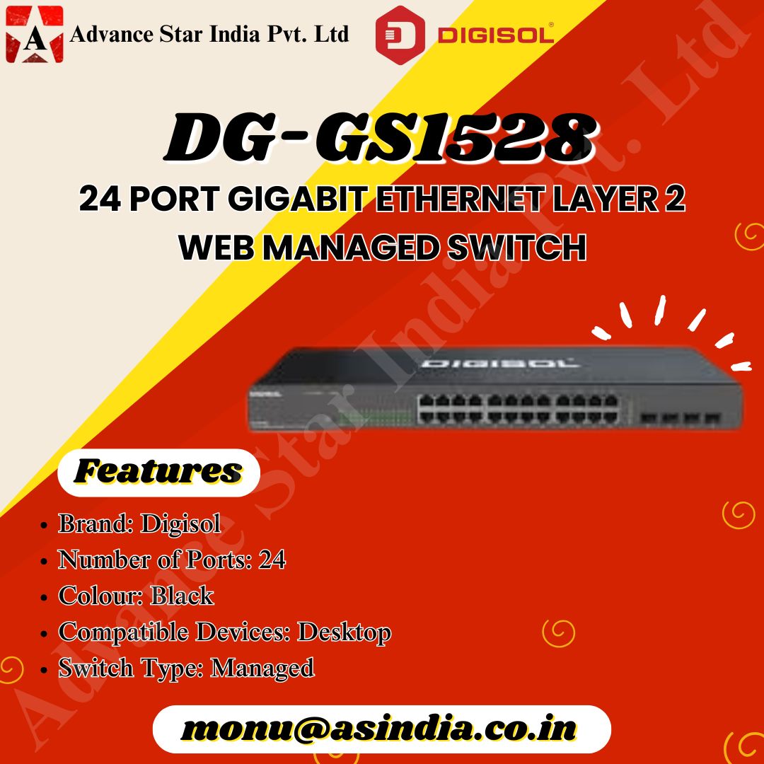DG-GS1528 24 Port Web Managed Switch Dealer in Nehru Place