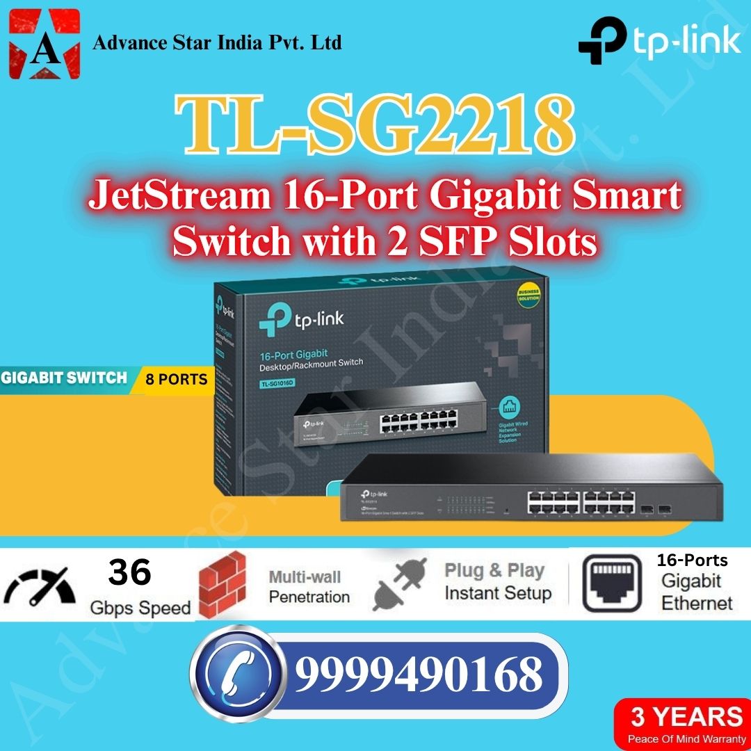 TL-SG2218 Gigabit Smart Switch with Dealer in Nehru Place Delhi