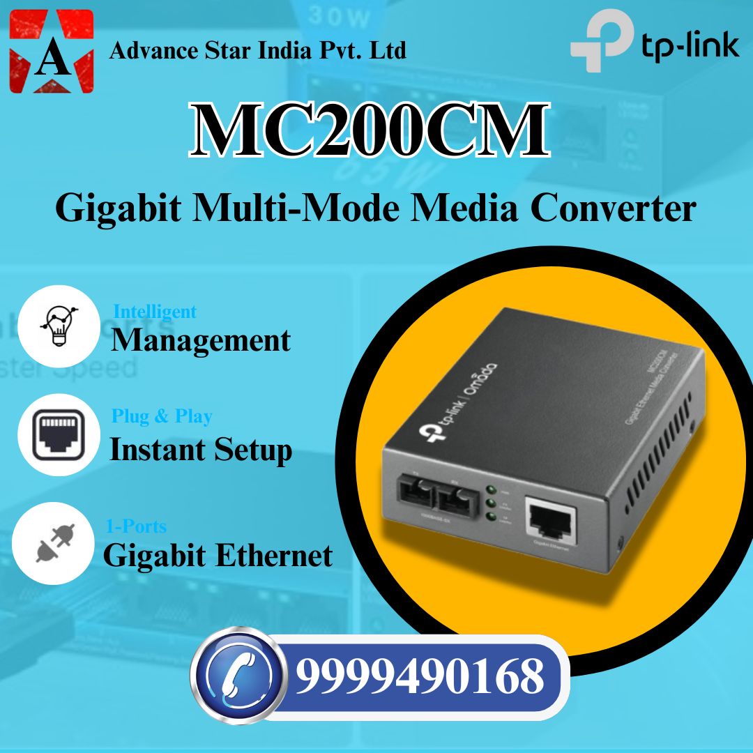MC200CM Gigabit Multi-Mode Media Converter Dealer in Delhi