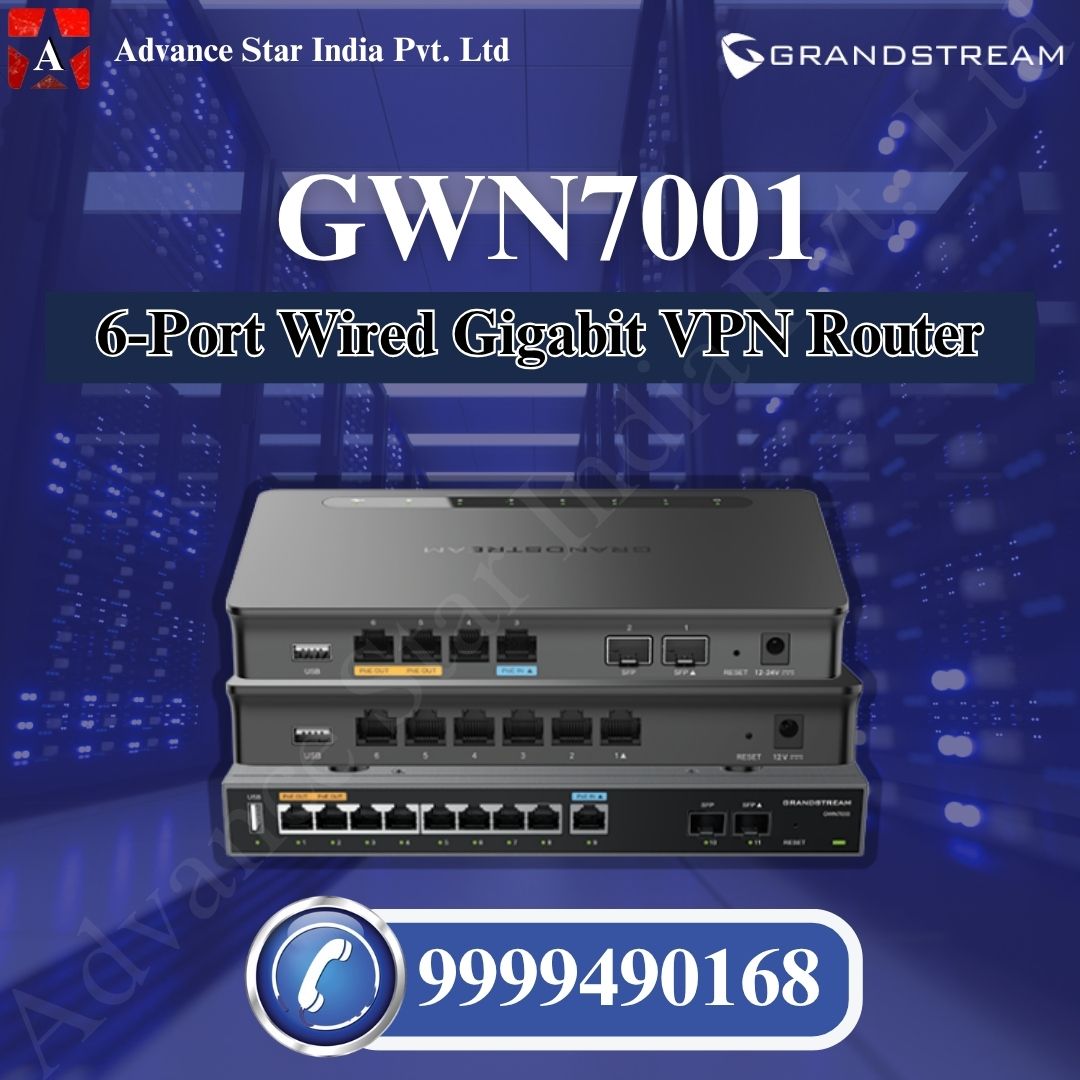 GWN7001 6-Port Wired VPN Router Dealer in Nehru Place Delhi