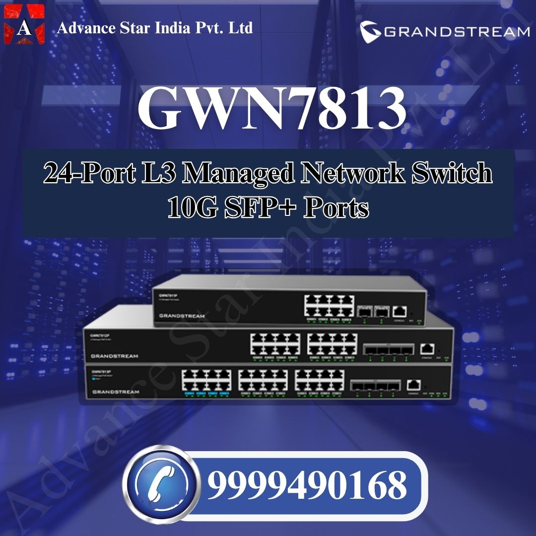 GWN7813 24-Port Managed Network Switch Dealer in Nehru Place